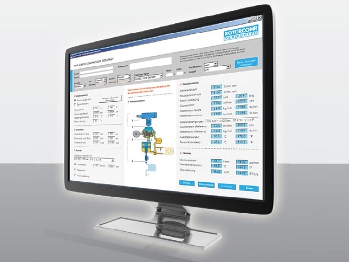 Sizing Software - Customer Support - ROTORCOMP® - The Screw Compressor ...